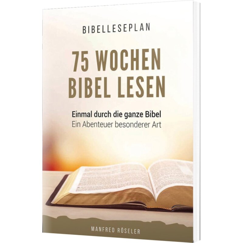 75 Wochen Bibel lesen - Bibelleseplan, 12,90