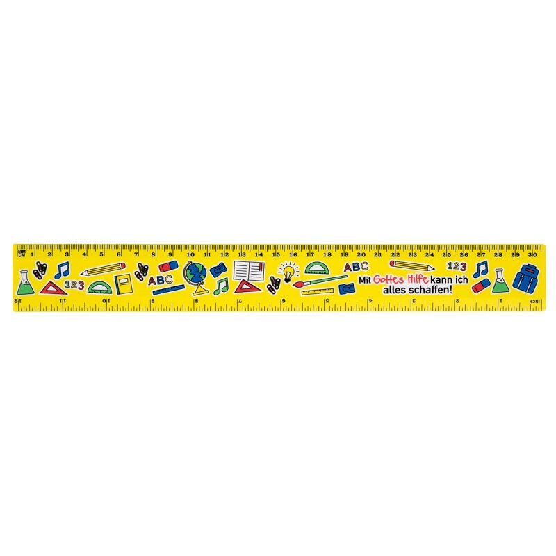 Lineal Schule - 30 cm - ihremedien.de, 2,95