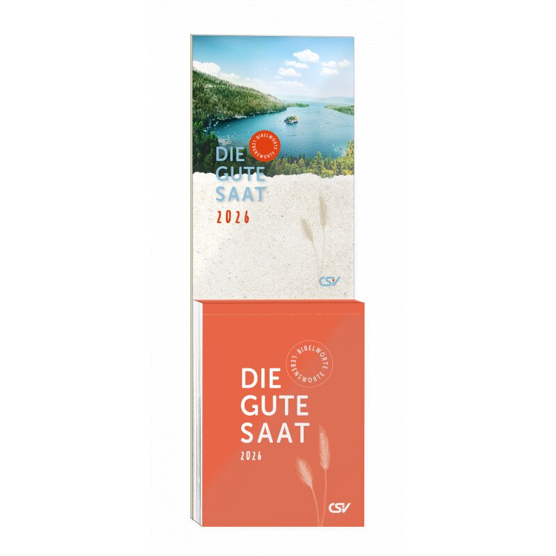 Die gute Saat 2026 - (Abreißkalender klein) + Rückwand, 2,00